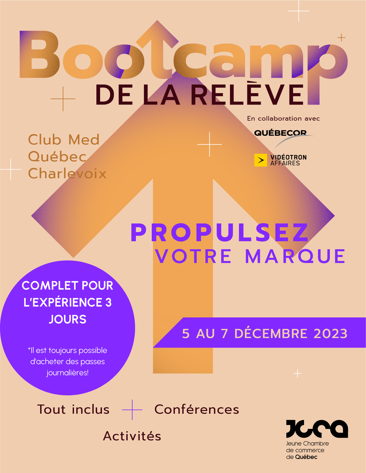Bootcamp de la relève - Propulsez votre marque | Jeune Chambre de commerce de Québec